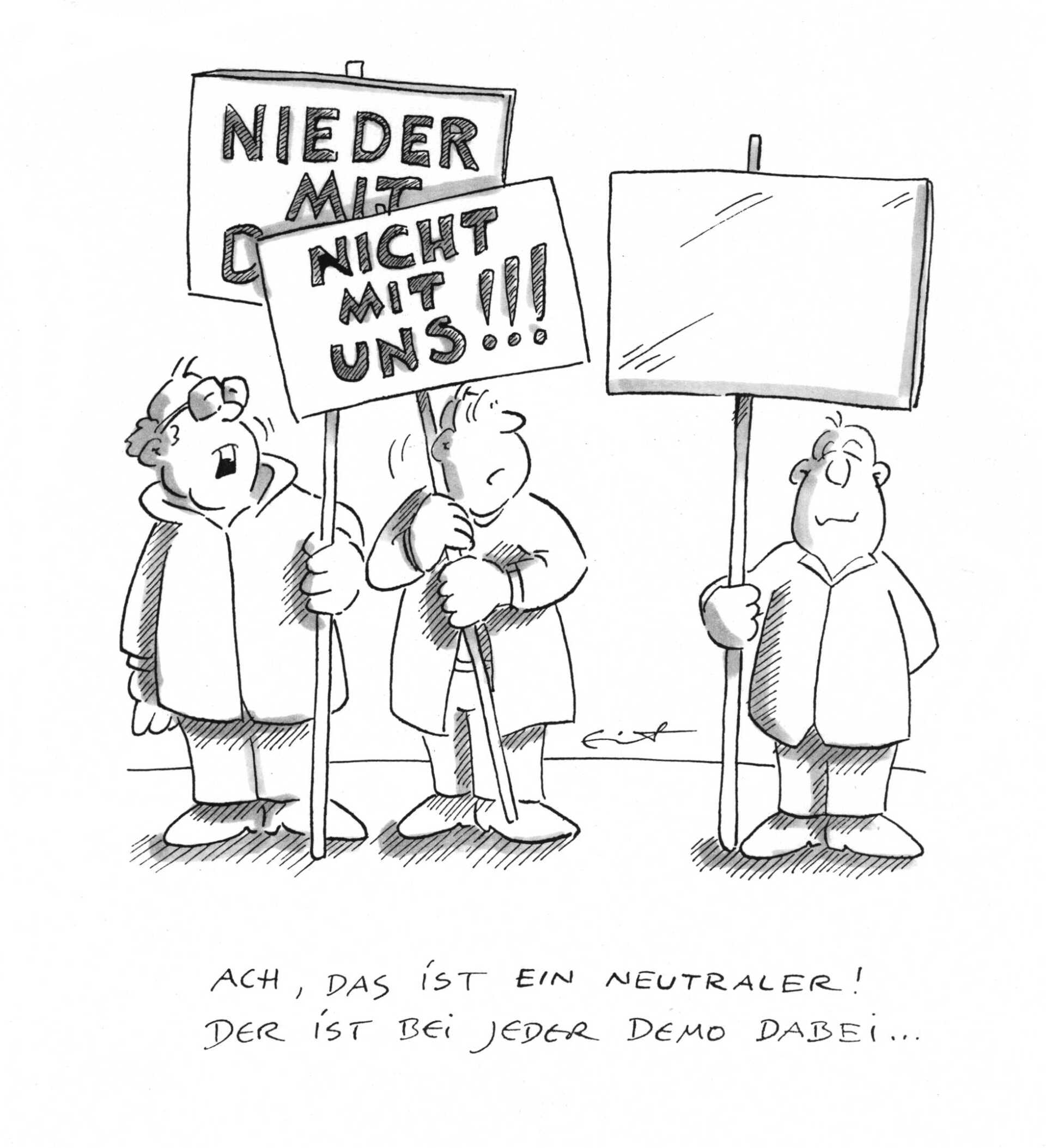 CARTOON EISERT kritische Cartoons