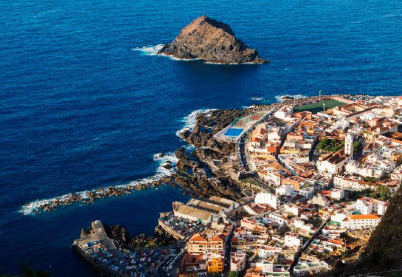 Teide, Masca, Icod & Garachico desde el sur