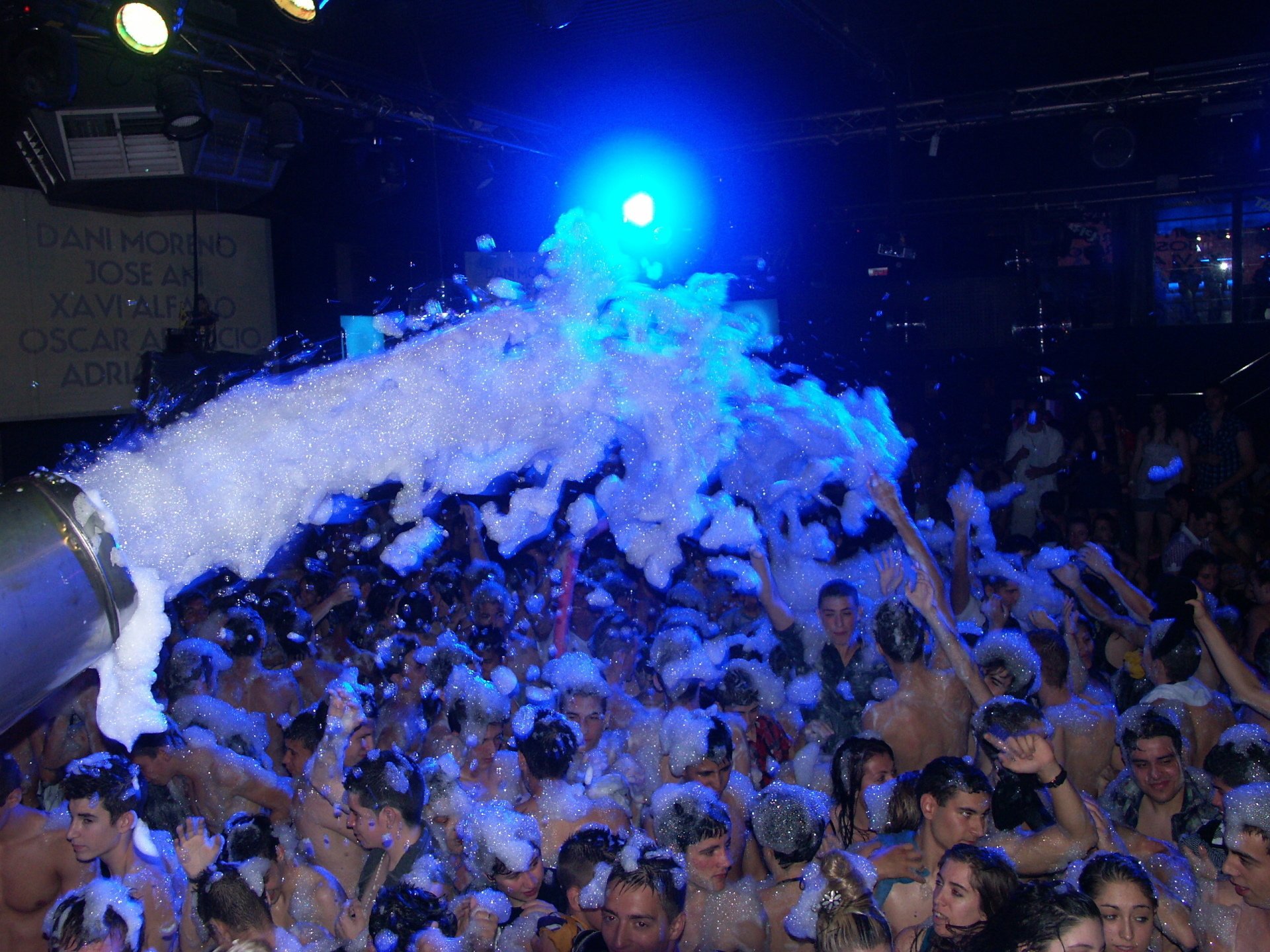 La mejor fiesta de la espuma