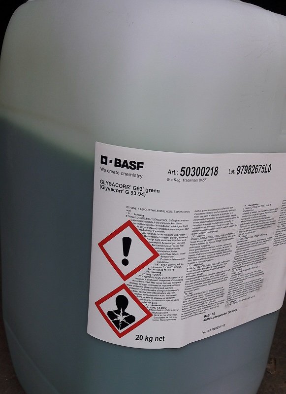 BASF Produkte; Glysacorr 93 Green; Glysantin FC G20;