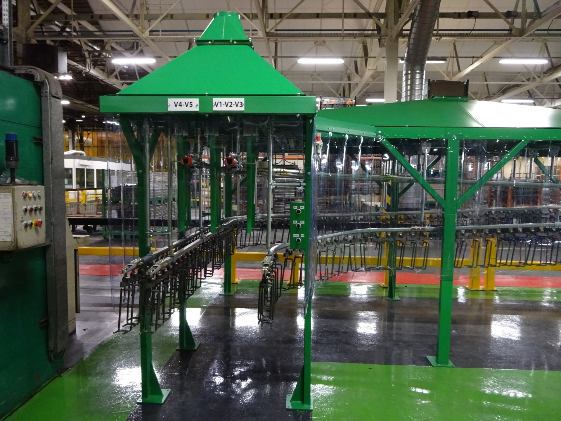 Convoyeur aérien manuel gravitaire CMAT