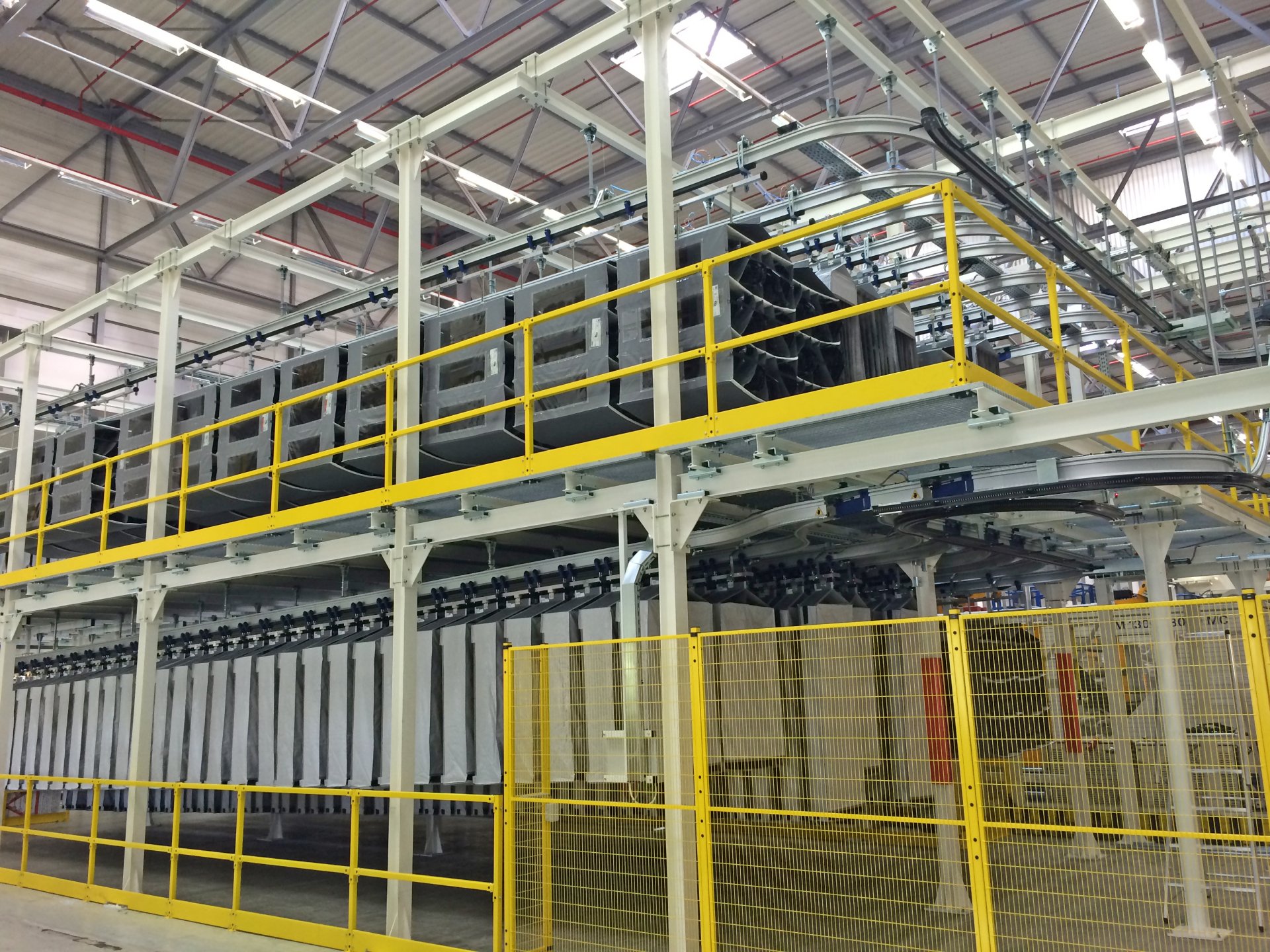 Convoyeur aérien manuel gravitaire CMAT