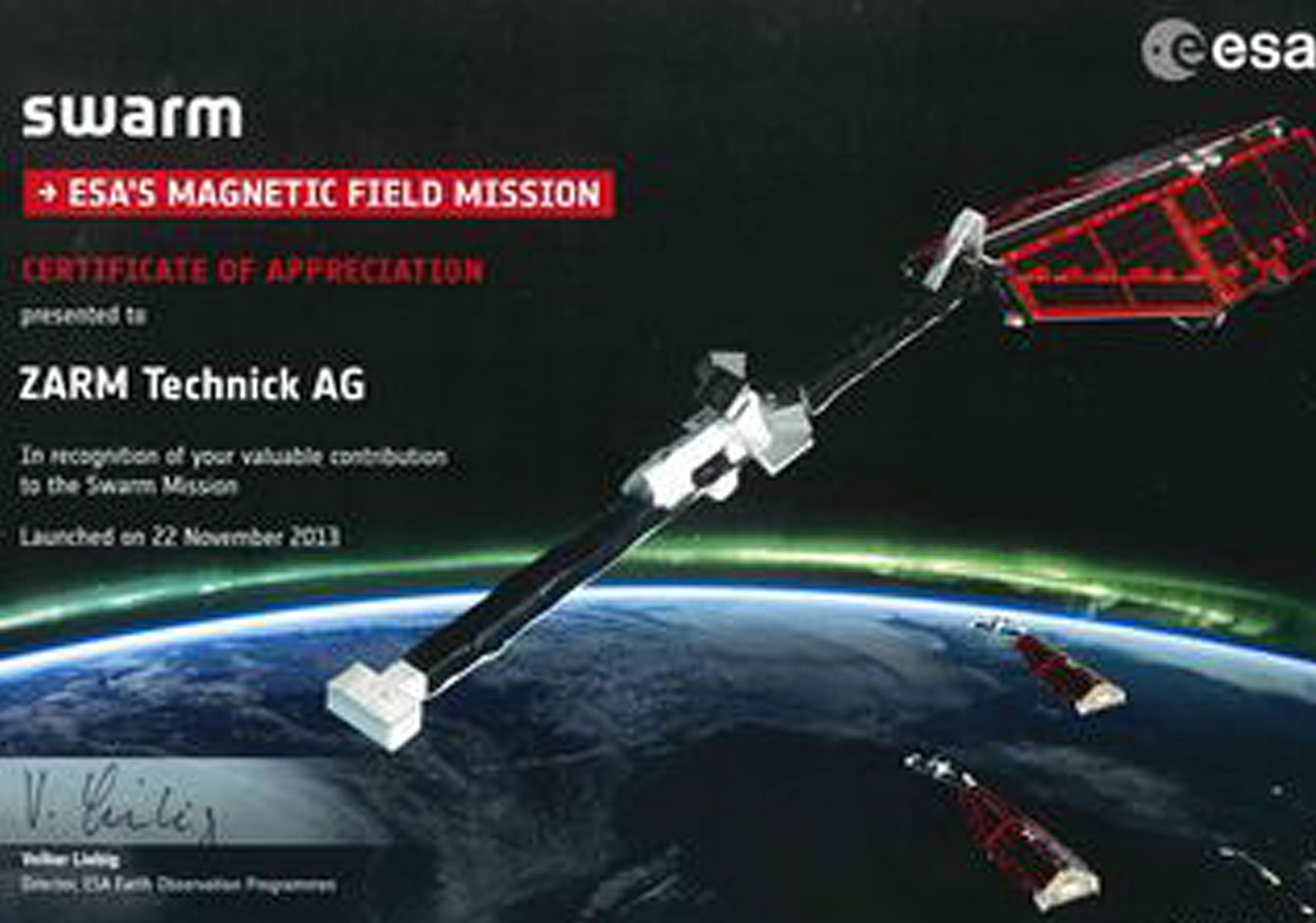 ZARM Technik AG - Solutions to reduce space mission costs