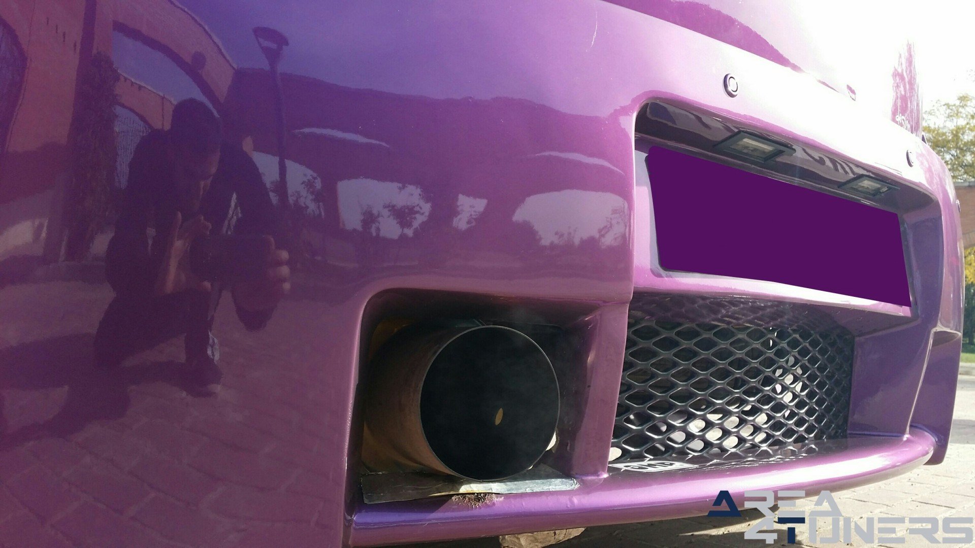 AREA4TUNERS COCHE TUNING OPEL CORSA PURPLE RIDE BUBBLE