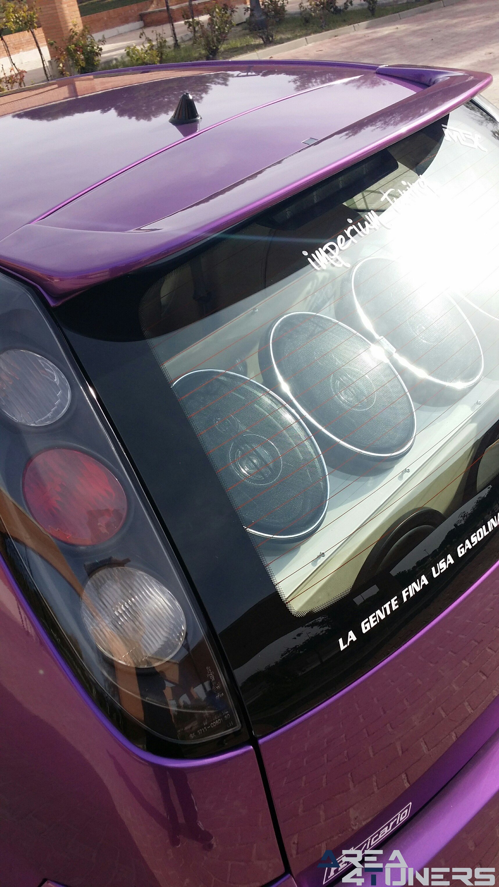 AREA4TUNERS COCHE TUNING OPEL CORSA PURPLE RIDE BUBBLE