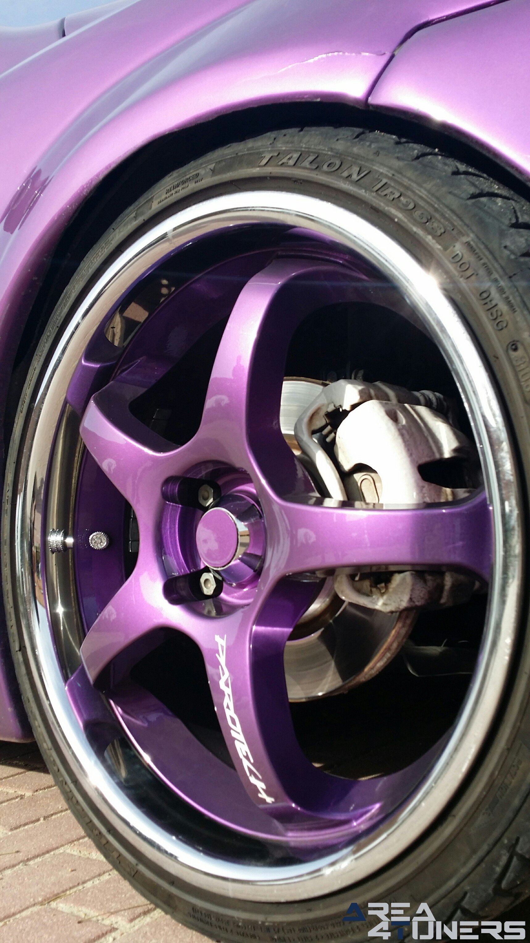 AREA4TUNERS COCHE TUNING OPEL CORSA PURPLE RIDE BUBBLE