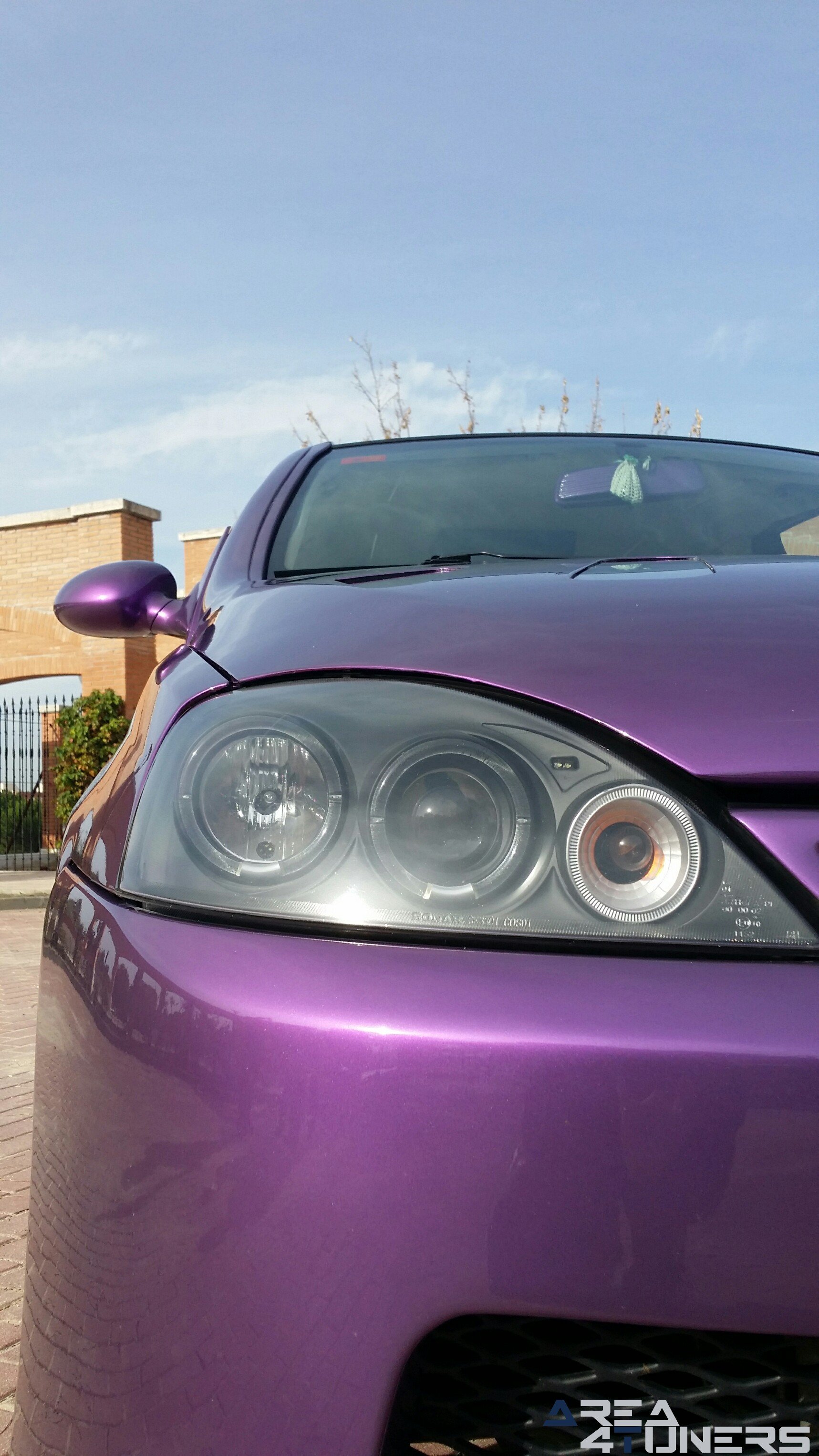 AREA4TUNERS COCHE TUNING OPEL CORSA PURPLE RIDE BUBBLE