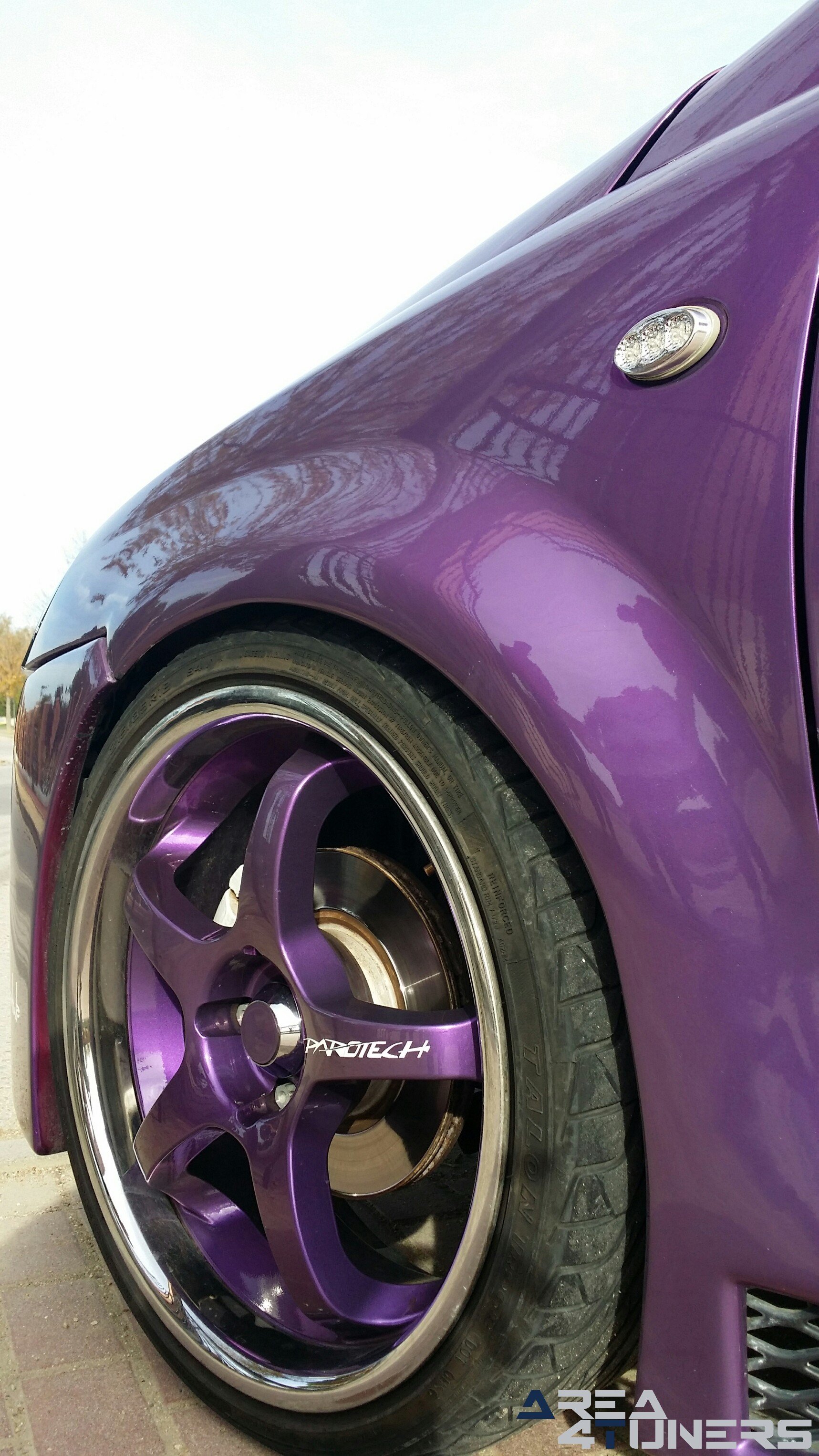 AREA4TUNERS COCHE TUNING OPEL CORSA PURPLE RIDE BUBBLE