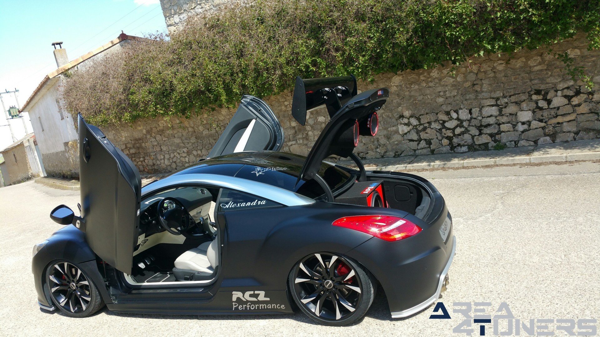AREA4TUNERS COCHE TUNING PEUGEOT RCZ BLACK SHADOW