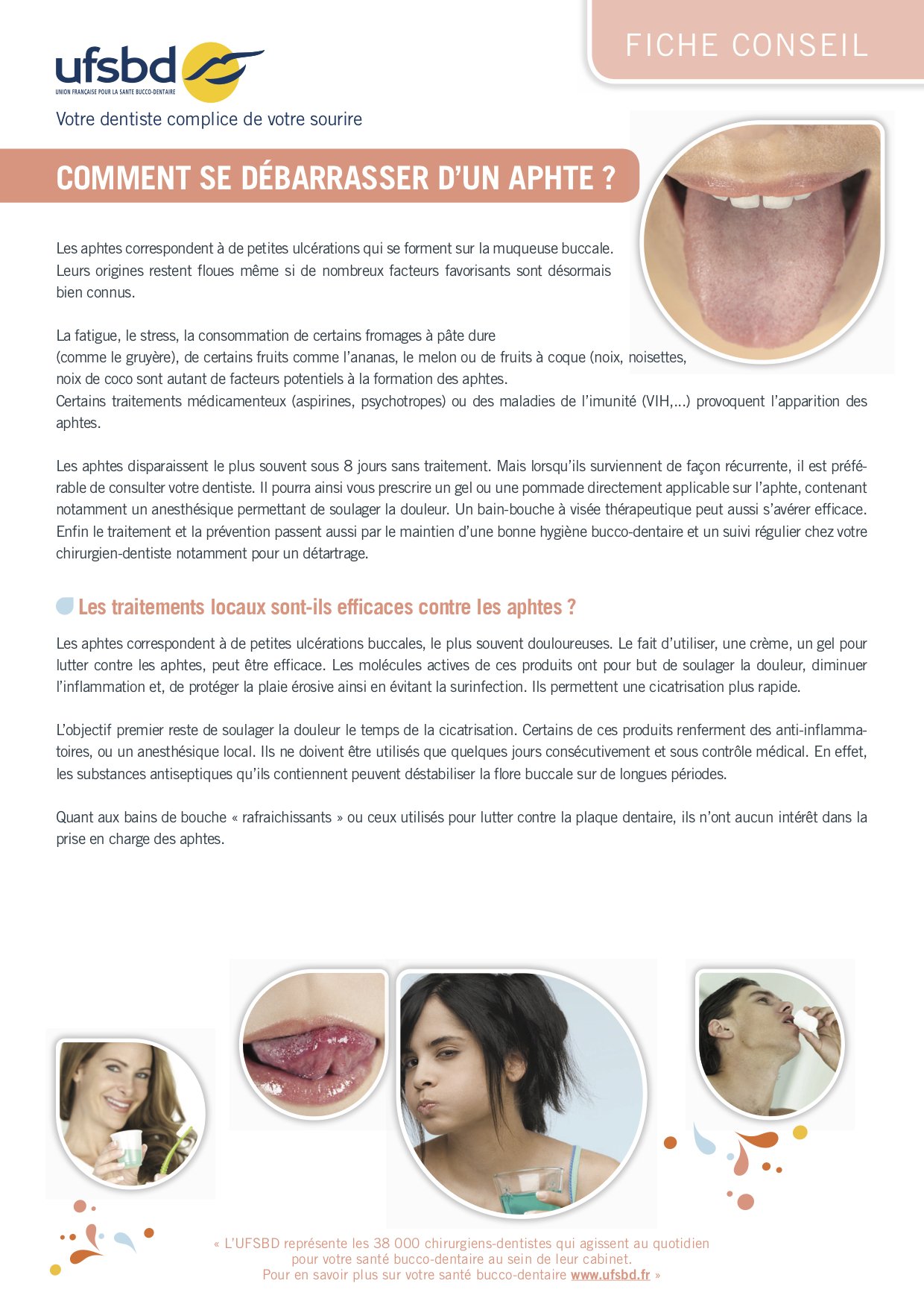 Les aphtes