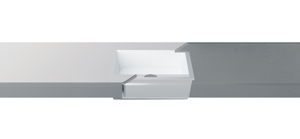 Vasche integrate per bagno in Betacryl - Ottavio snc arredamenti