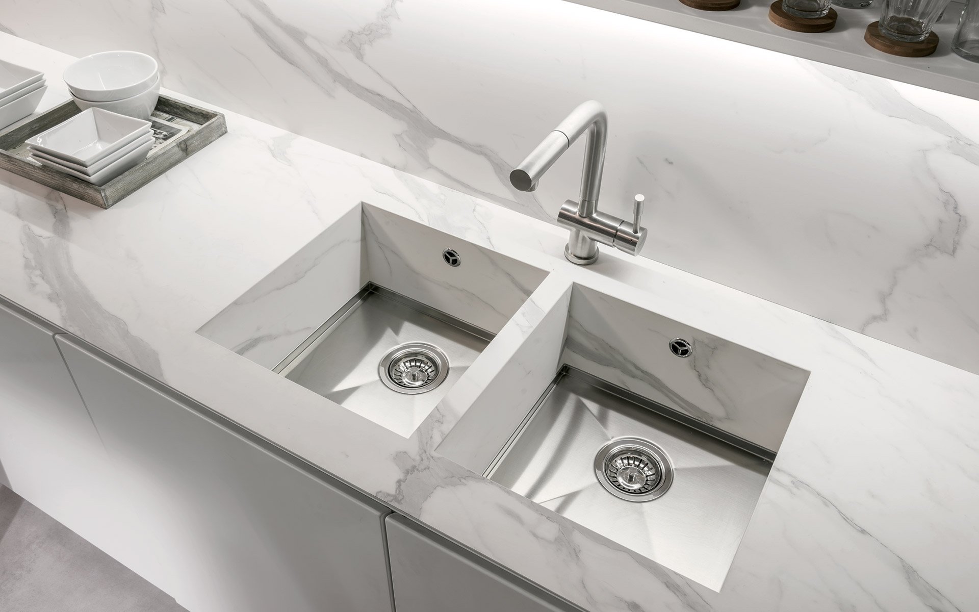 Vasche integrate per cucina e bagno - Ottavio snc arredamenti