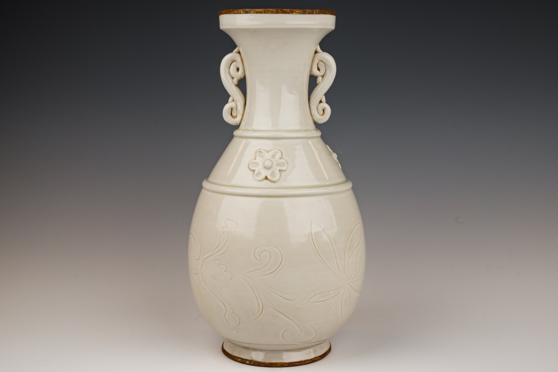 Chinese ancient fine art Northern Song Dynasty Ding Kiln Stoneware