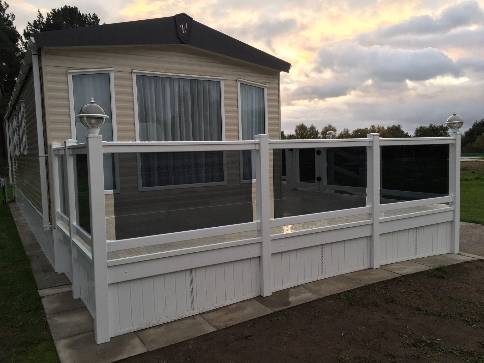 caravan decking, plastic decking, composite decking