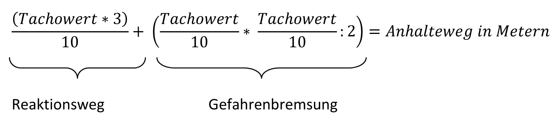 Faustformeln - Fahrschule am Waldplatz in Leipzig