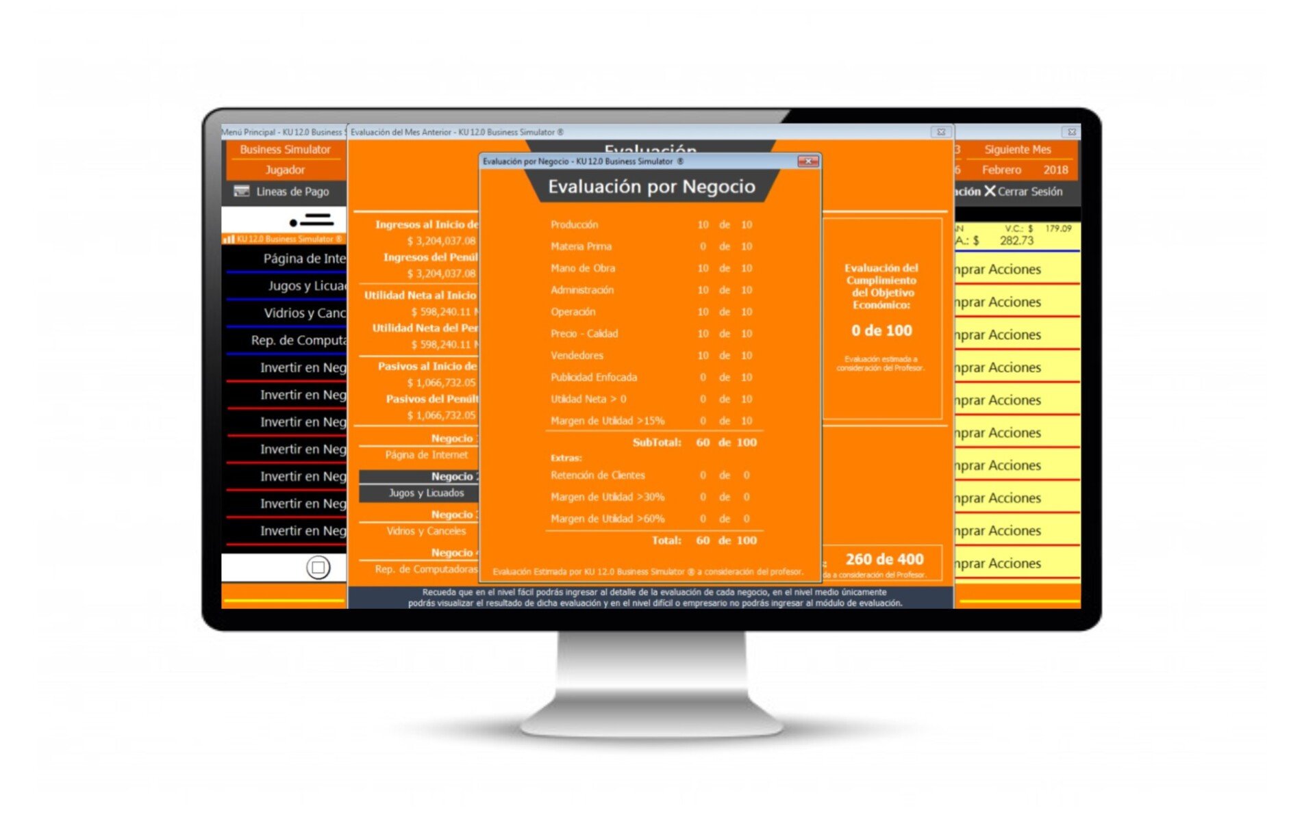 KU 12.0 Business Simulator ® | Simulador de Negocios