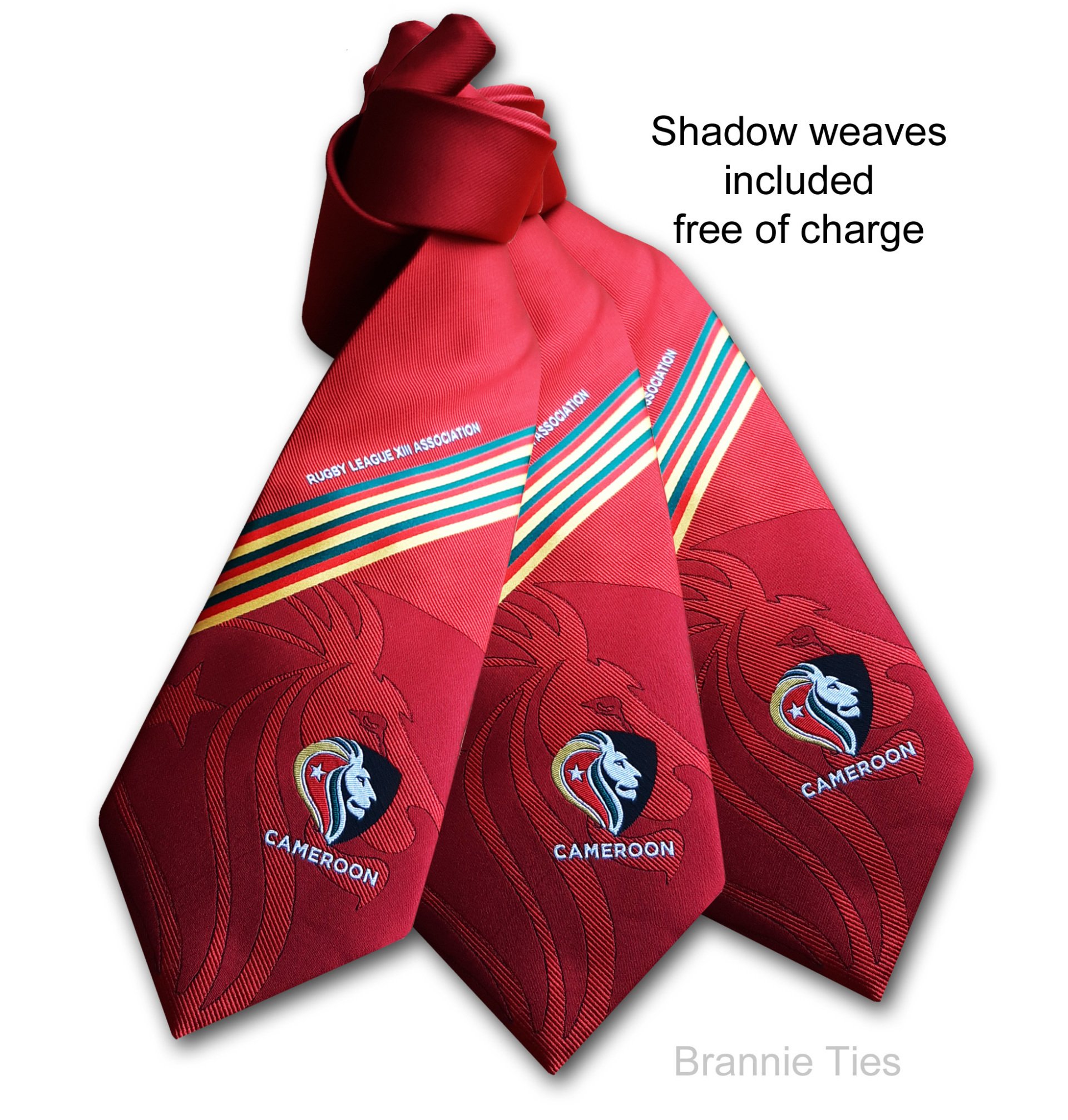 Sports club ties, football club ties, min qty 25pcs