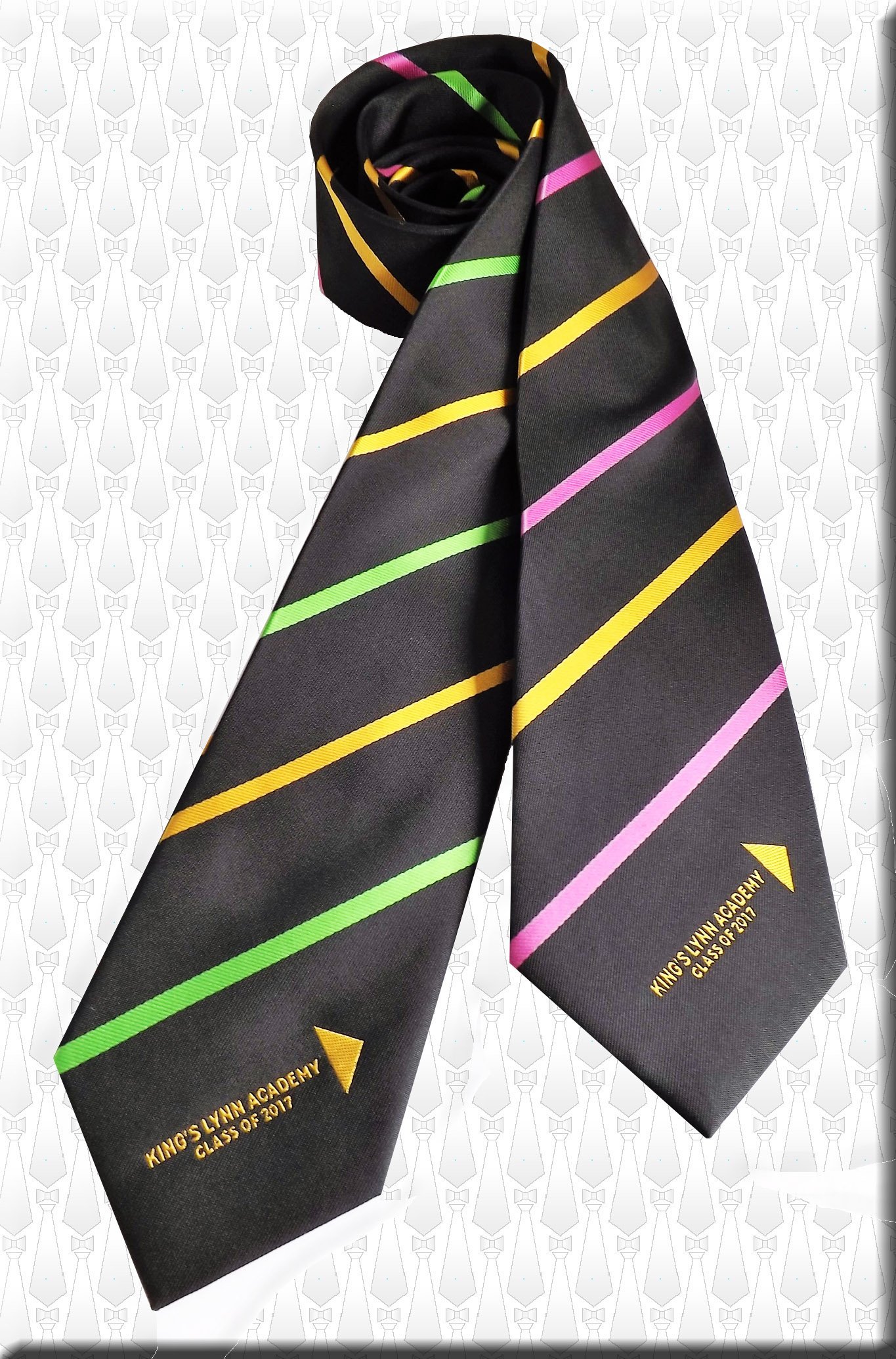 School ties with free logos & colour changes,