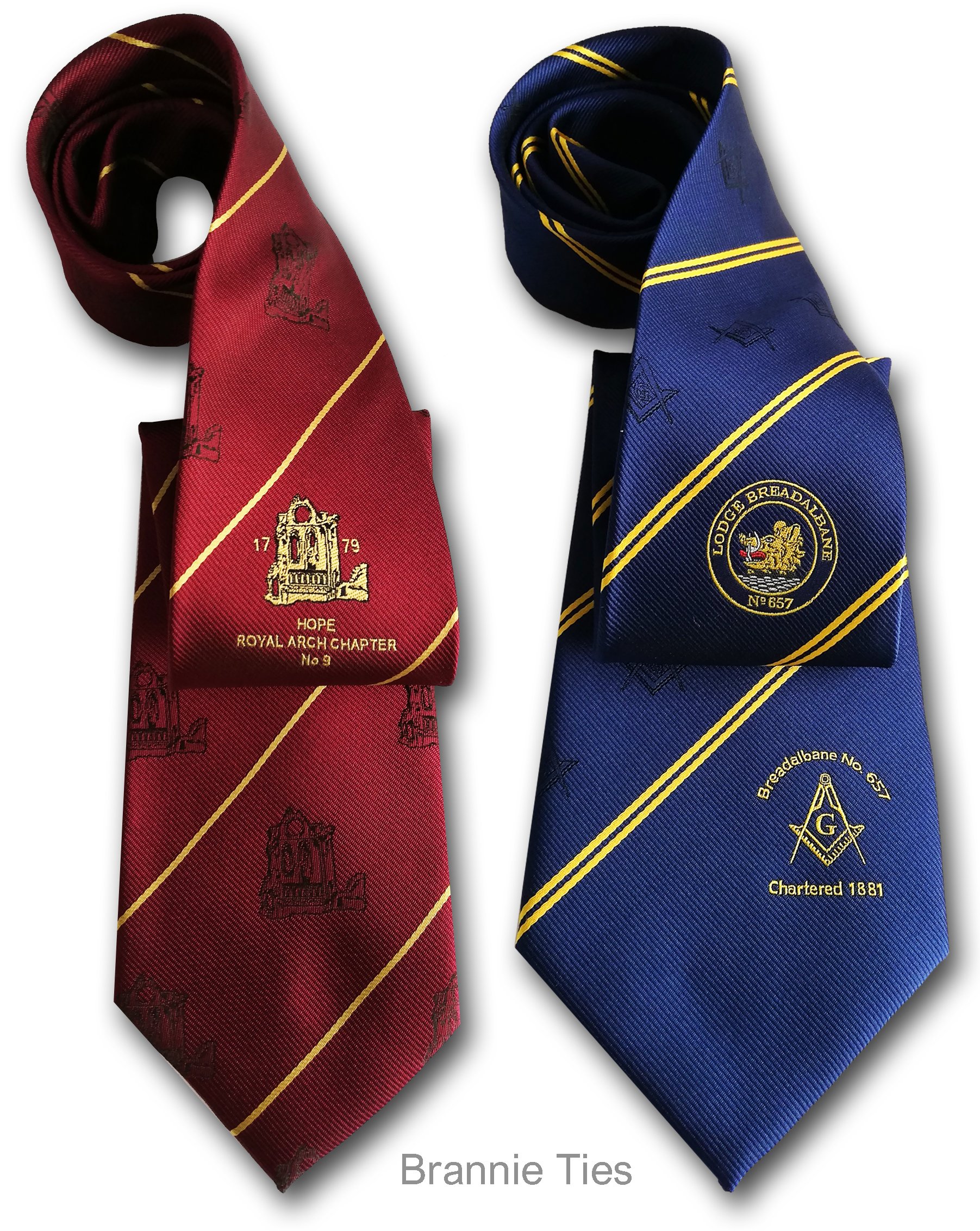 Masonic ties, jewels, bowties, pin badges, craft jewels