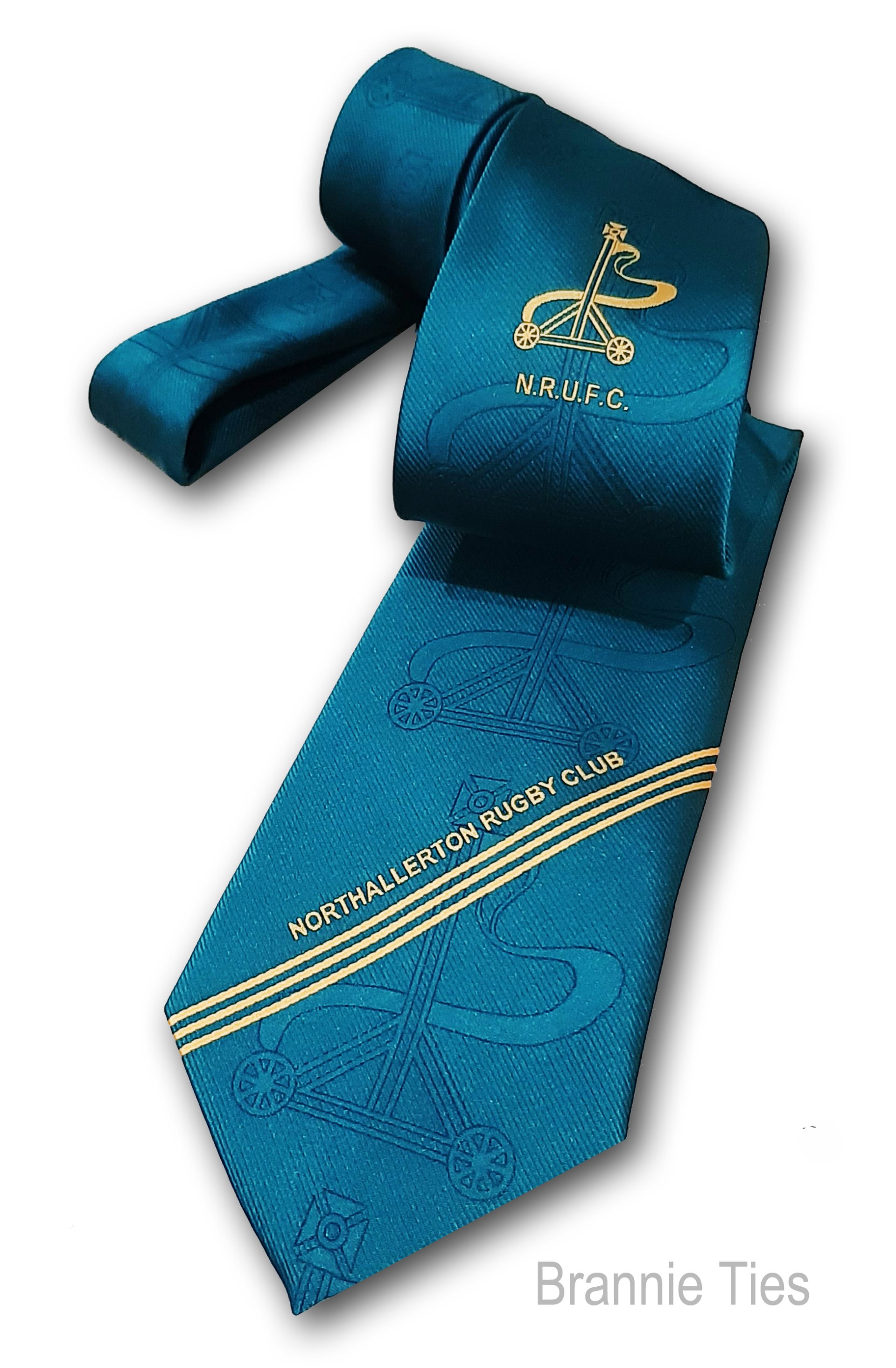 Sports club ties, football club ties, min qty 25pcs