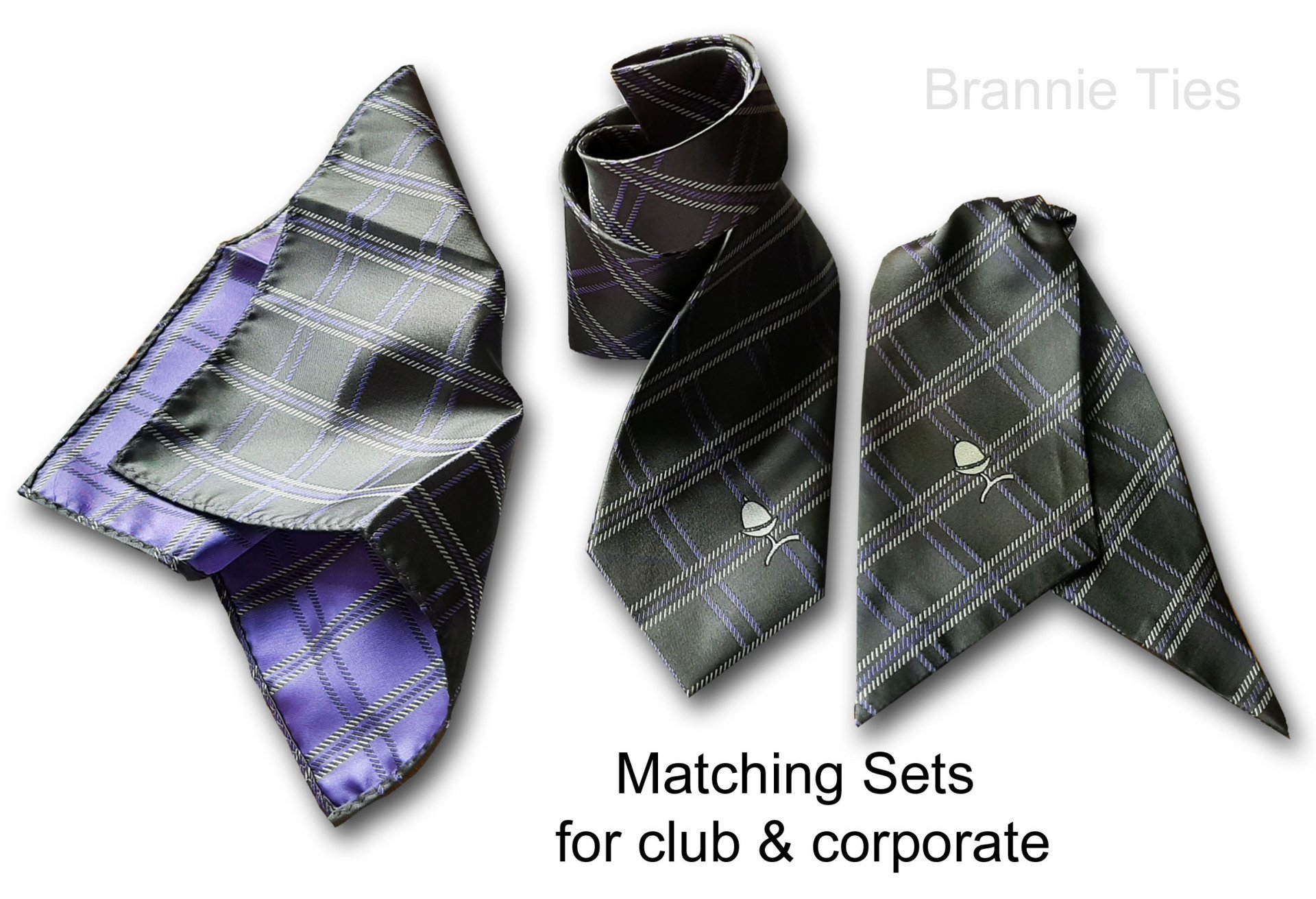 Bespoke Corporate ties and security clip-on ties,