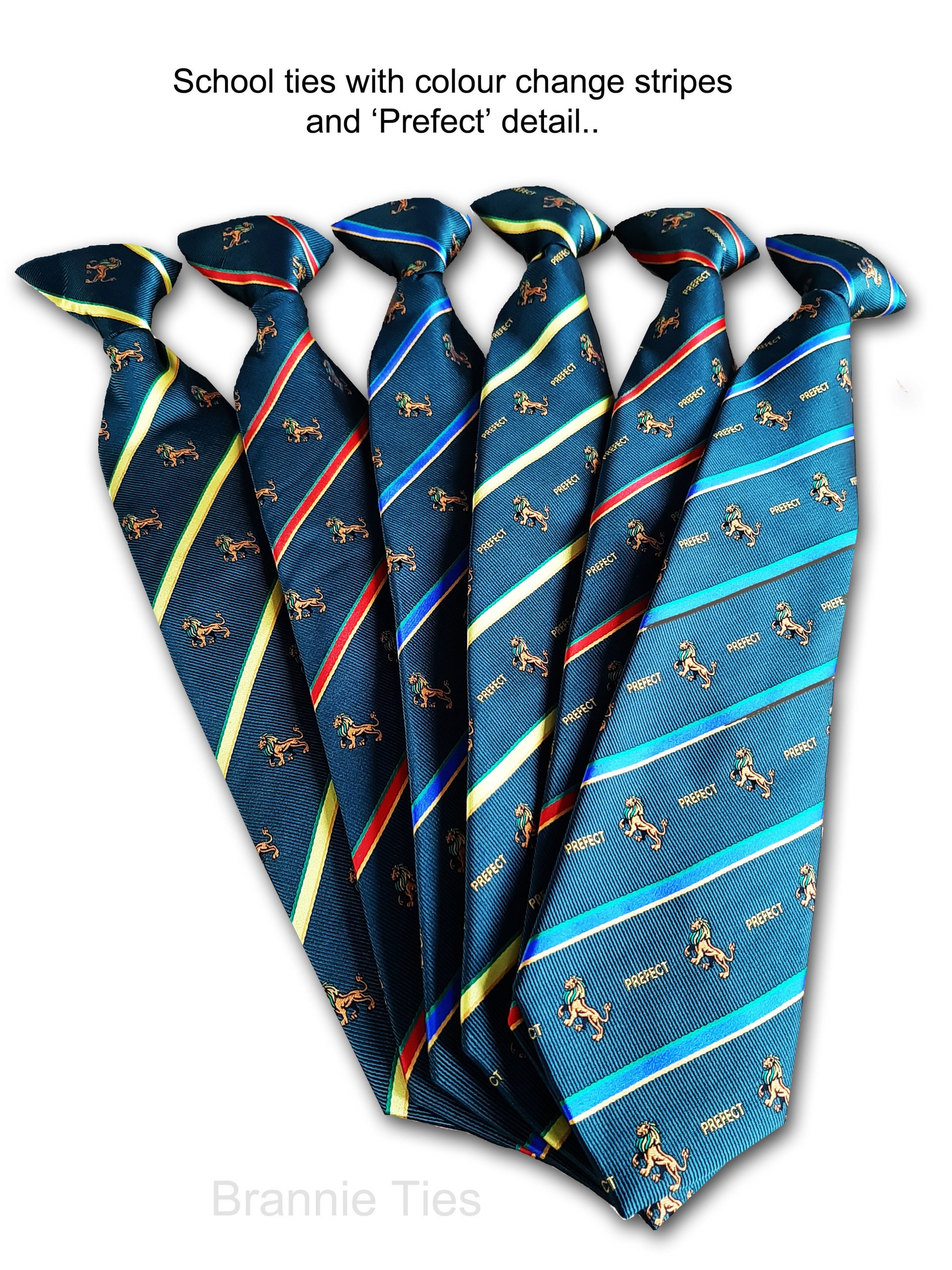School ties with free logos & colour changes,