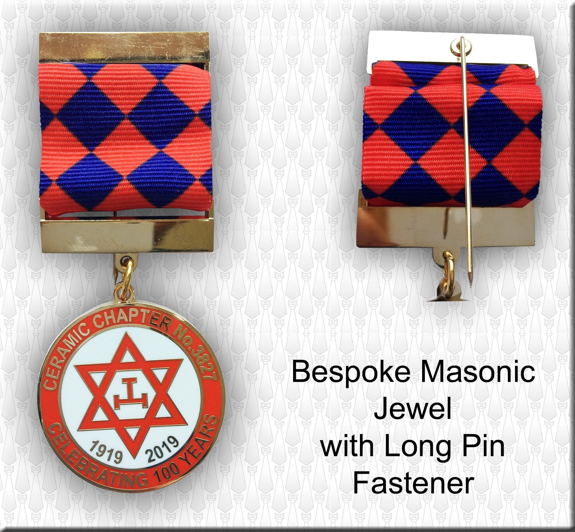 Masonic ties, jewels, bowties, pin badges