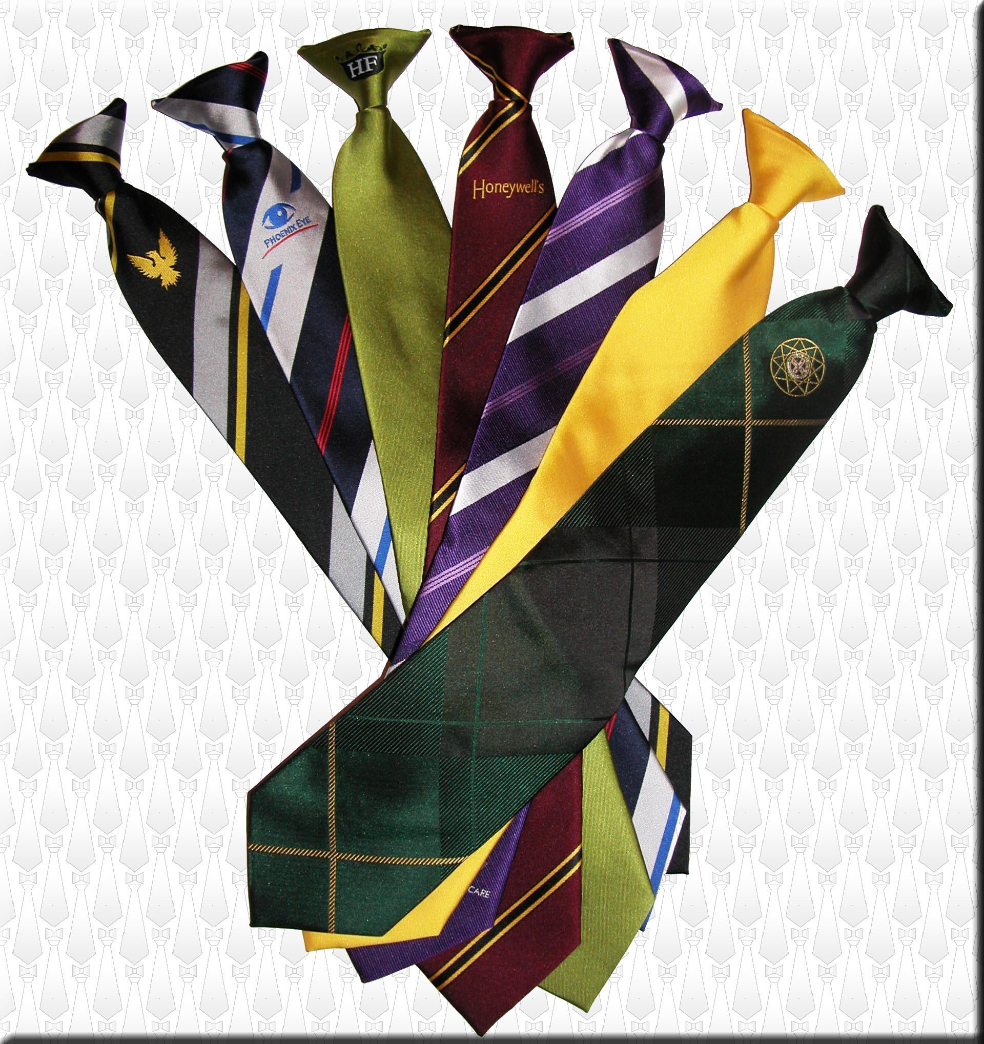 Bespoke Corporate ties and security clip-on ties,