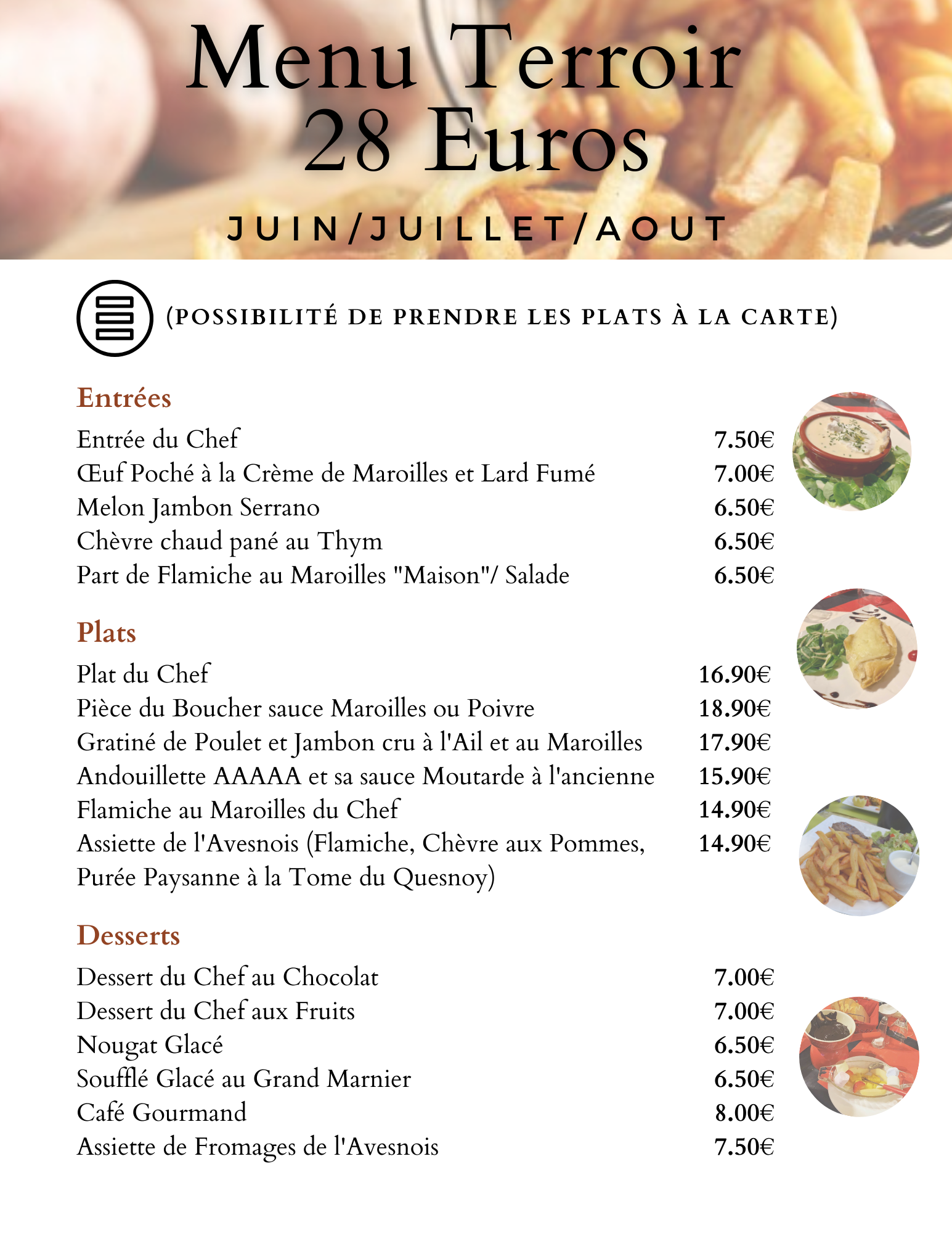 L'Auberge du Moulin des prés Maroilles