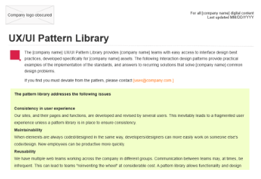 UI Patterns