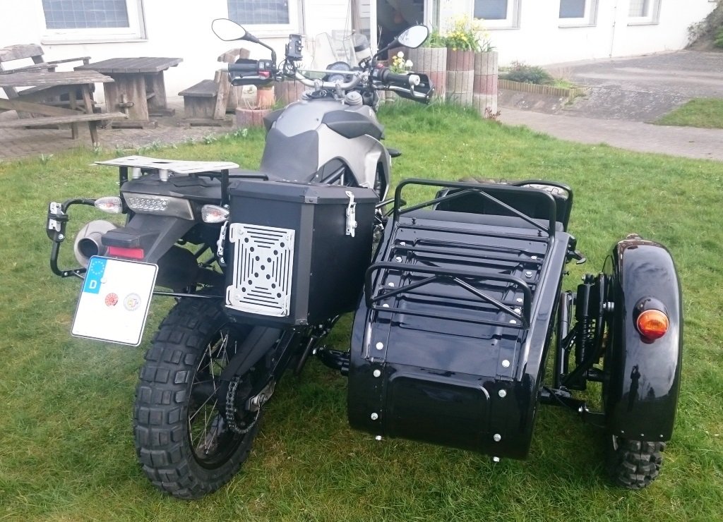 ural beiwagen - bildergalerie fertiger motorrad gespannne / reisegespann