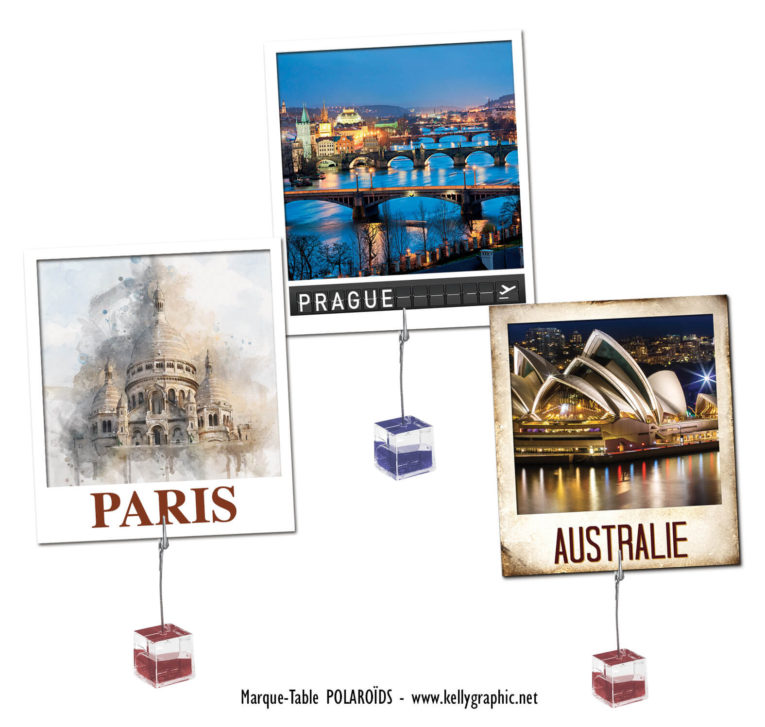 Dirigez vos invités à tables avec ces marques tables personnalisés.