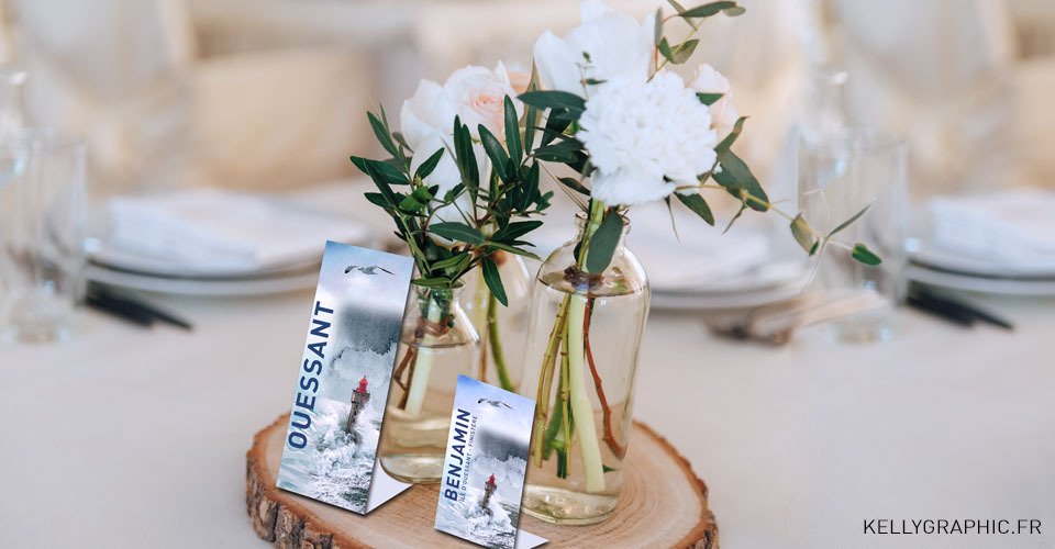 Dirigez vos invités à tables avec ces marques tables personnalisés.