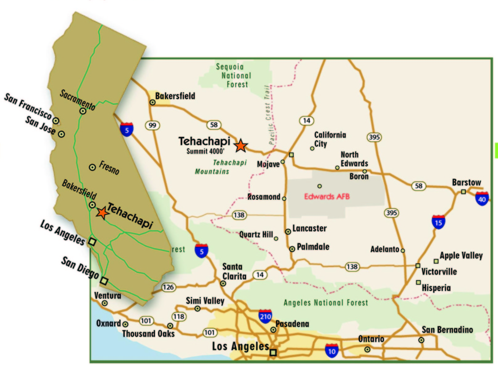 About Tehachapi