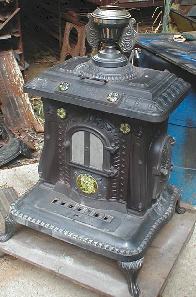 Antique wood and coal stoves