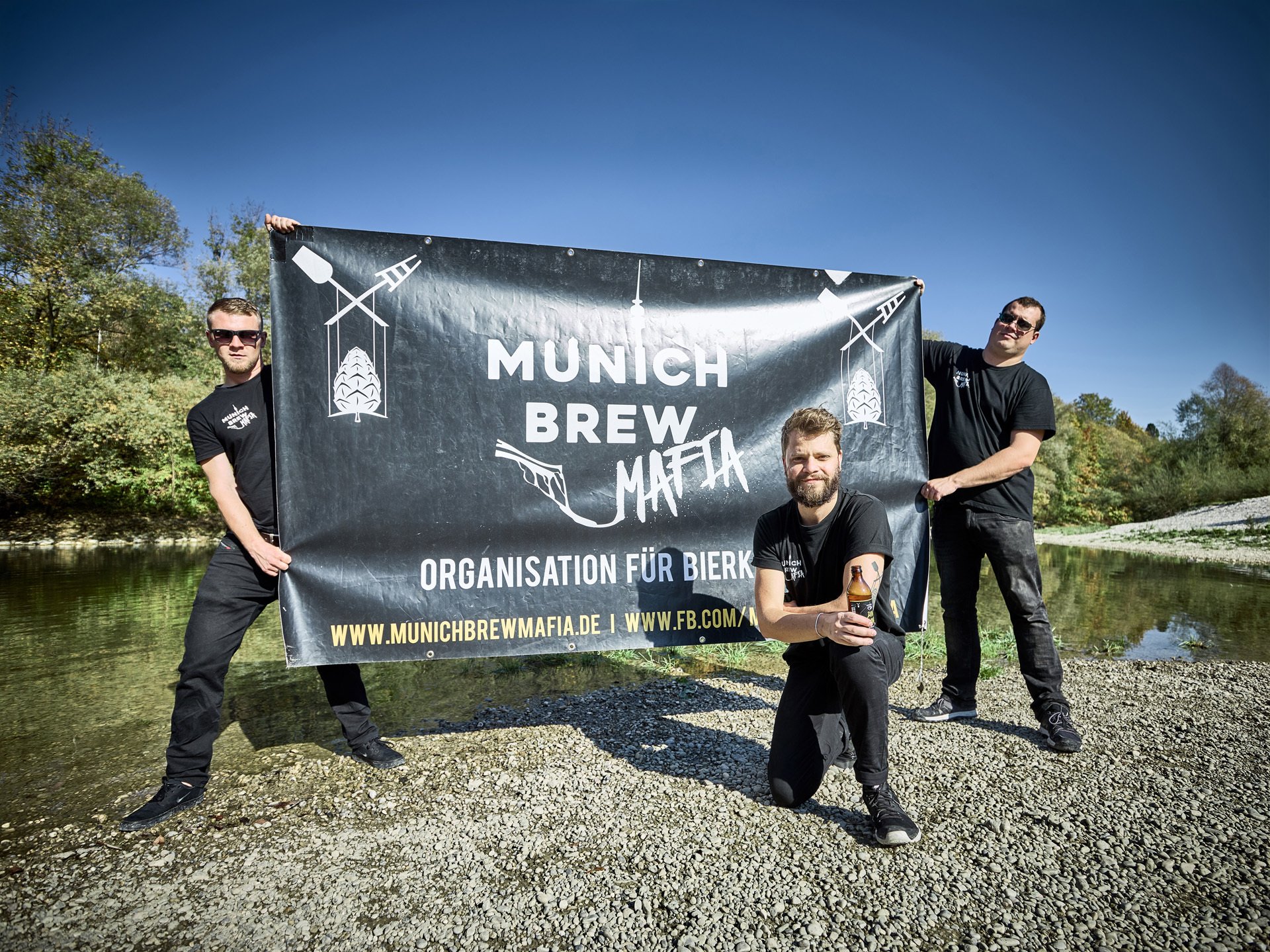 Das ist das Team der Munich Brew Mafia: Dario Niklas und Alex