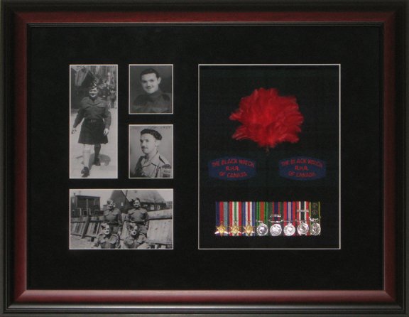 Military Shadow Box - Black Watch (RHR) of Canada