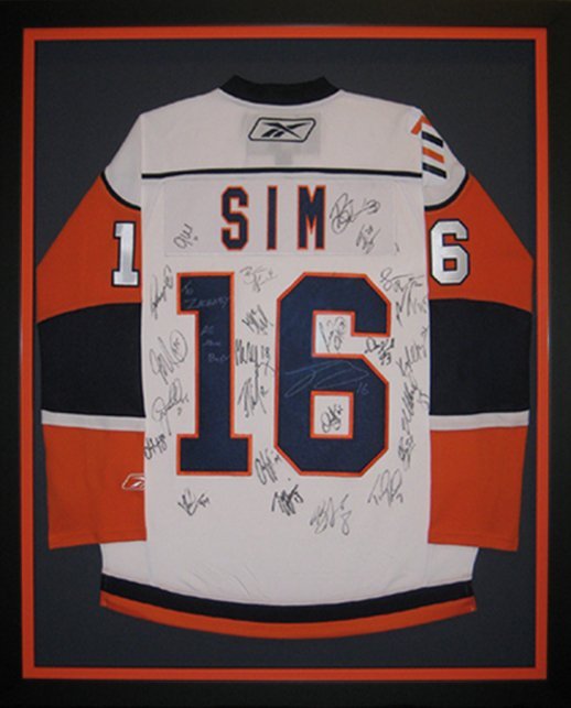 Shadow Box - Jon Sim Hockey Jersey