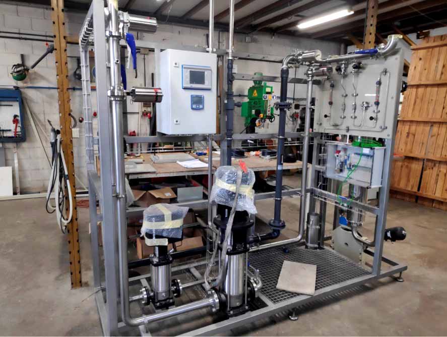 Storage and Distribution Skid for PW