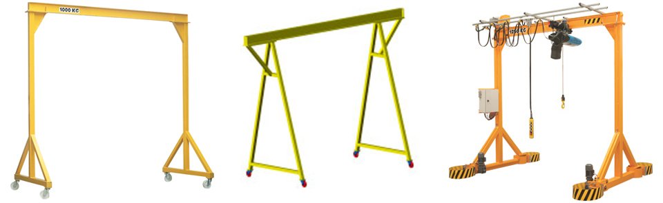 Mobile Gantry, A-Frame Gantry, Aluminium Gantry & Steel Gantry