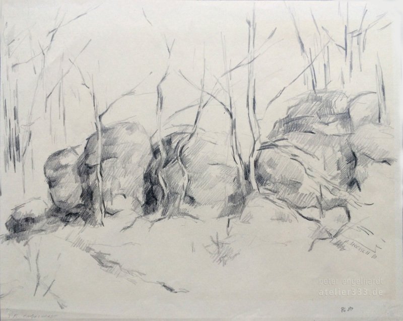 Zeichnungen in Rötel, Pastell, Kohle, Bleistift von peter Engelhardt