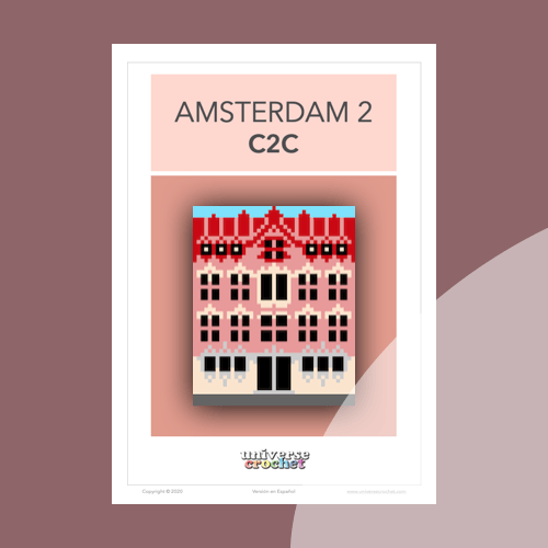 C2C crochet pattern #2 Amsterdam Series