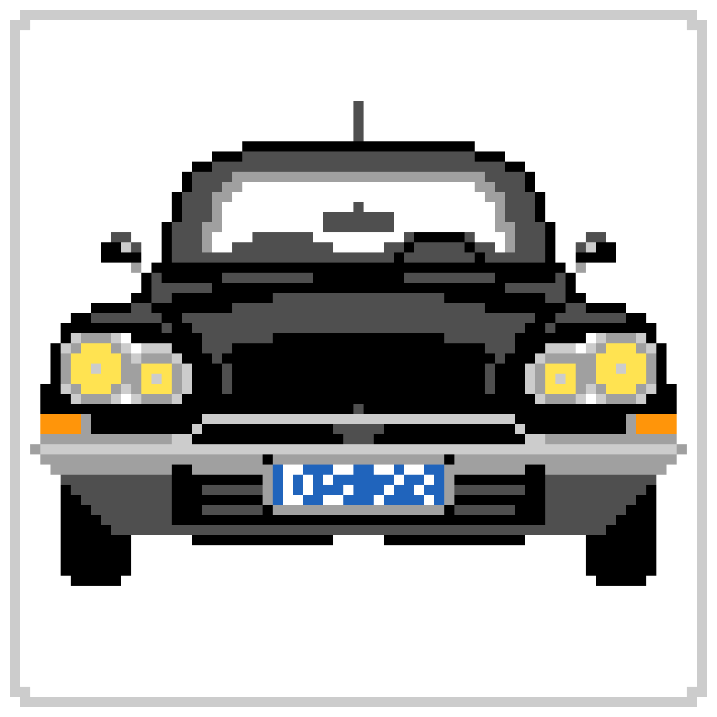 Citroën DS 23 "Tiburón" en crochet C2C