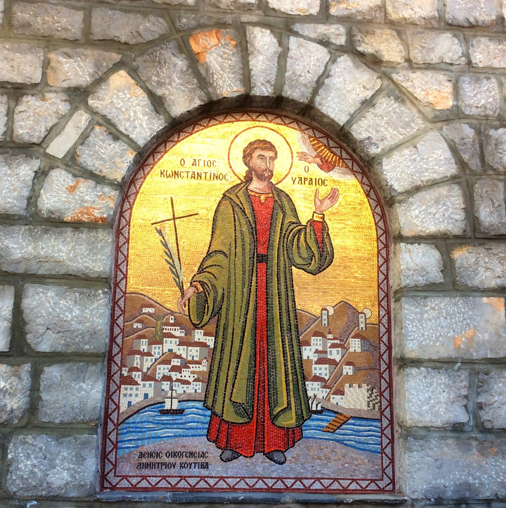 Patron Saints Day Hydra Island Greece Ag. Konstantinos
