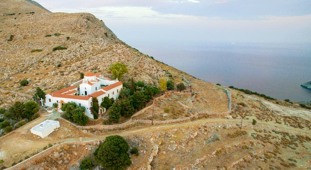 Ag Nikolaos Monastery on Hydra Island Greece