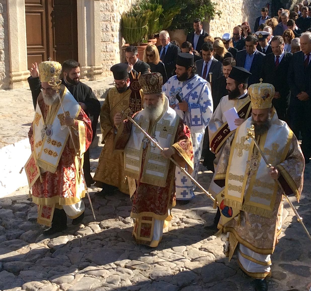 Patron Saints Day Hydra Island Greece Ag. Konstantinos