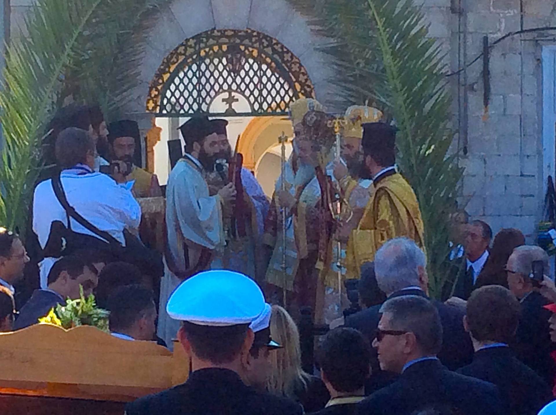 Patron Saints Day Hydra Island Greece Ag. Konstantinos