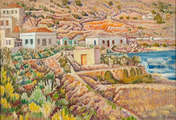 Nikos Hadjikyiakos-Ghikas - Hydra Island Greek Artists