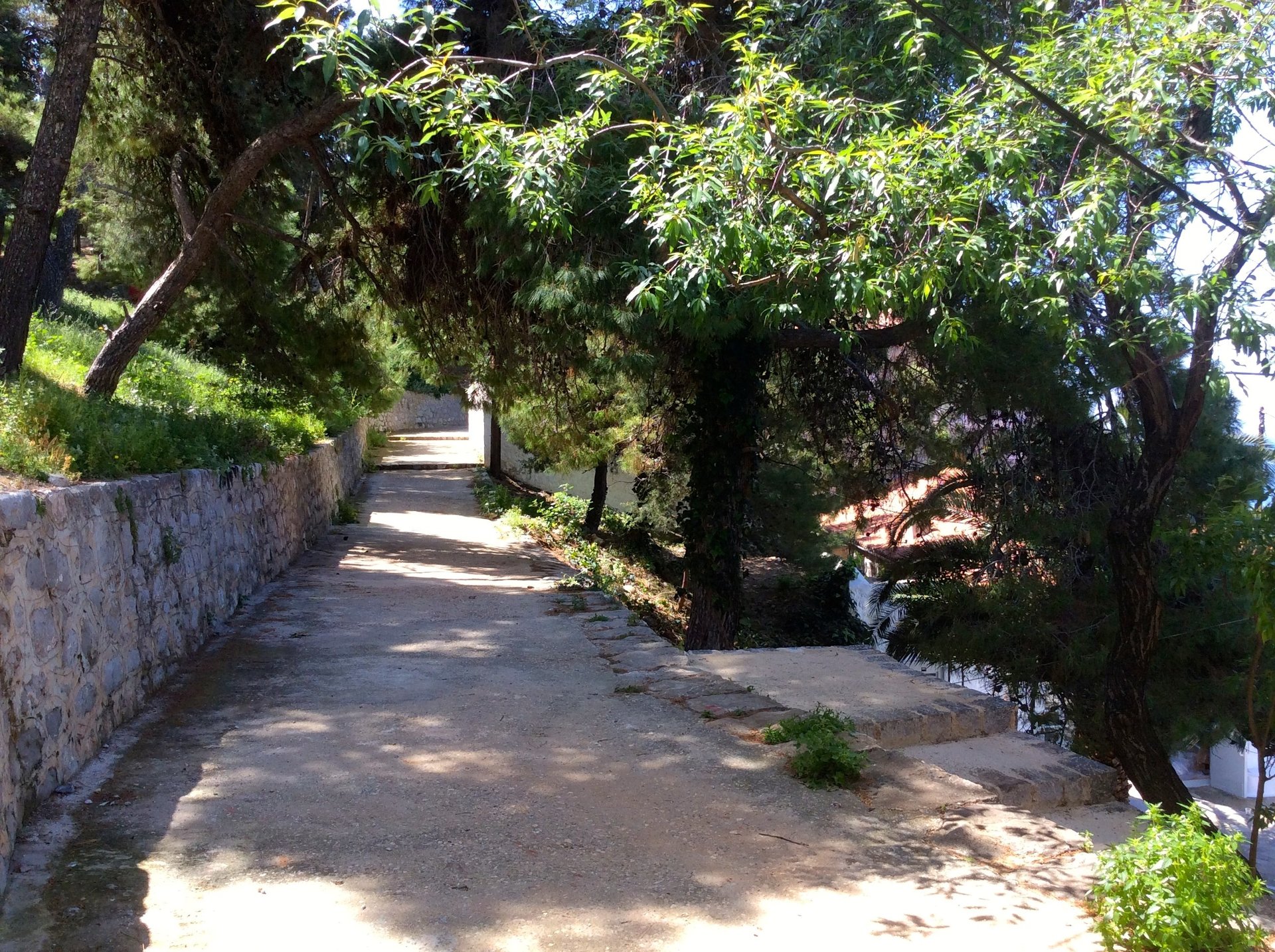 Avlaki Village on Hydra Island Greece
