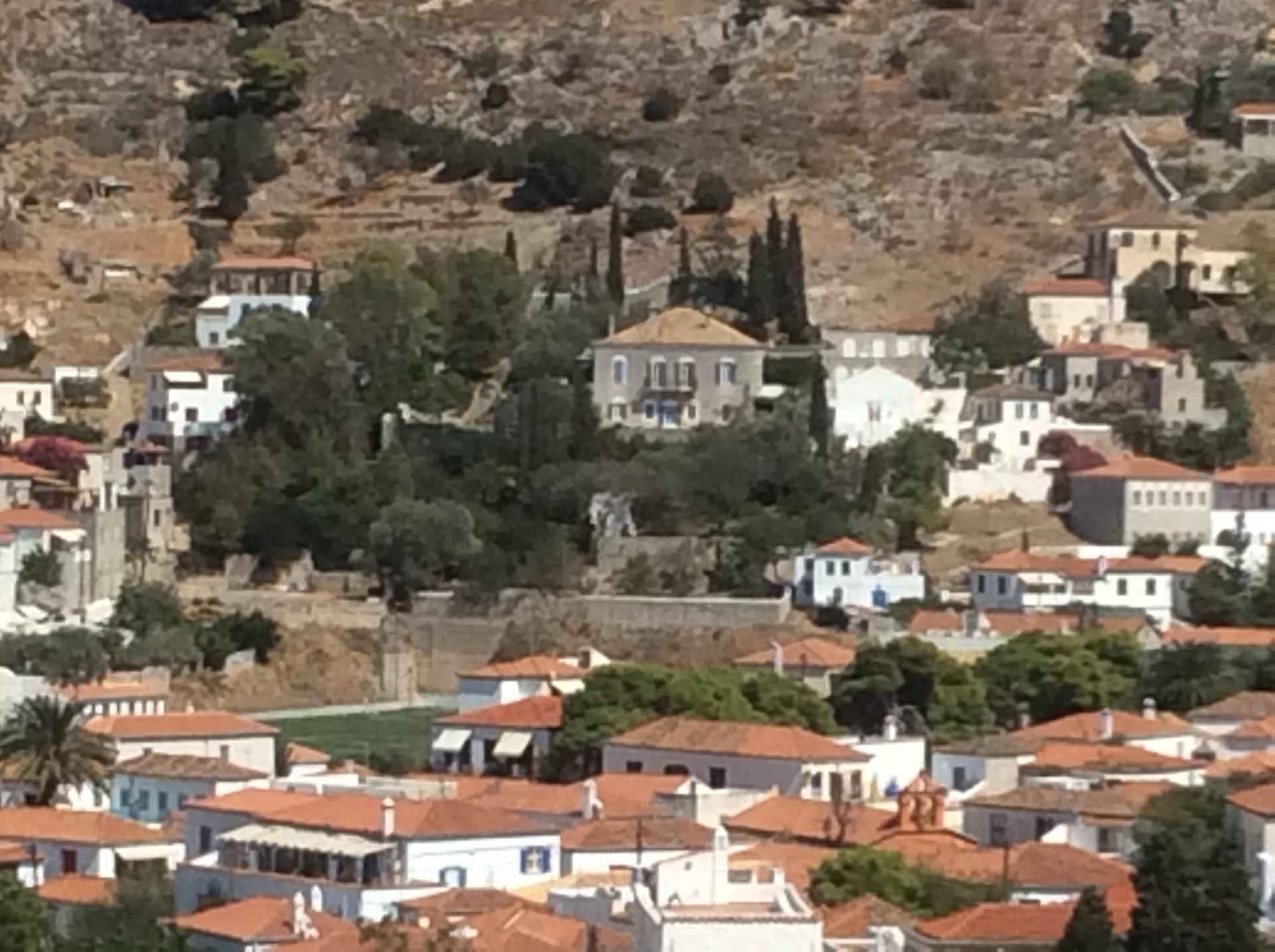 Hydra Town on Hydra Island Greece